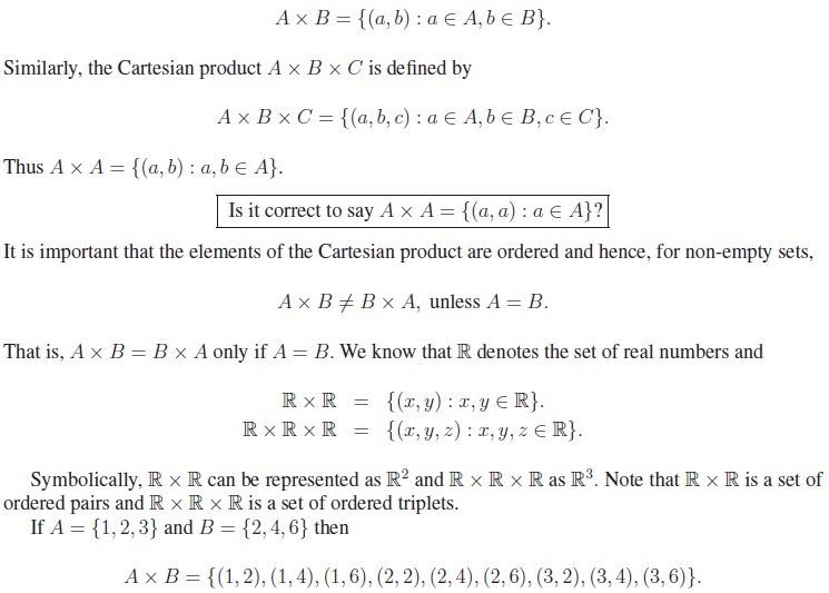 Cartesian Product Definition Formula Solved Example Problems