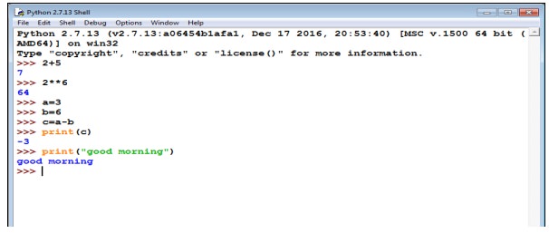 Modes Of Python Interpreter
