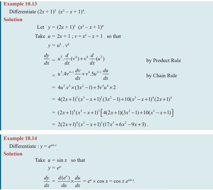 Examples On Chain Rule Differentiation Rules Examples On Chain Rule Differentiation Rules