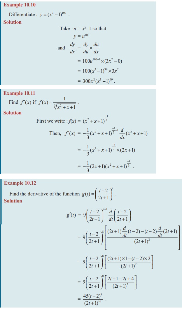 Examples On Chain Rule Differentiation Rules Examples On Chain Rule Differentiation Rules