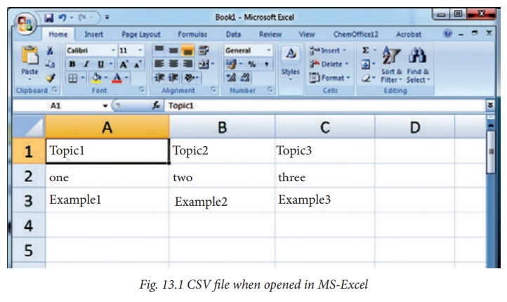 Creating A CSV File Using Notepad or Any Text Editor 