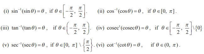  Properties Of Inverse Trigonometric Functions 