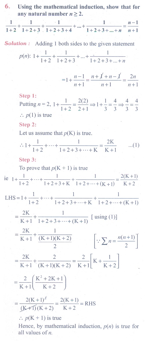Exercise 4 4 Mathematical Induction Problem Questions With Answer