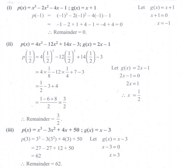 Exercise 3 3 Remainder Theorem Numerical Problems With Answers