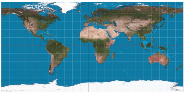 Cylindrical Equal Area Projection Lambert s Cylindrical Equal area Projection