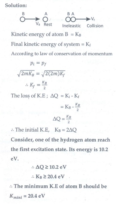 Numerical Exercises Problems With Answers Solution Atomic And 